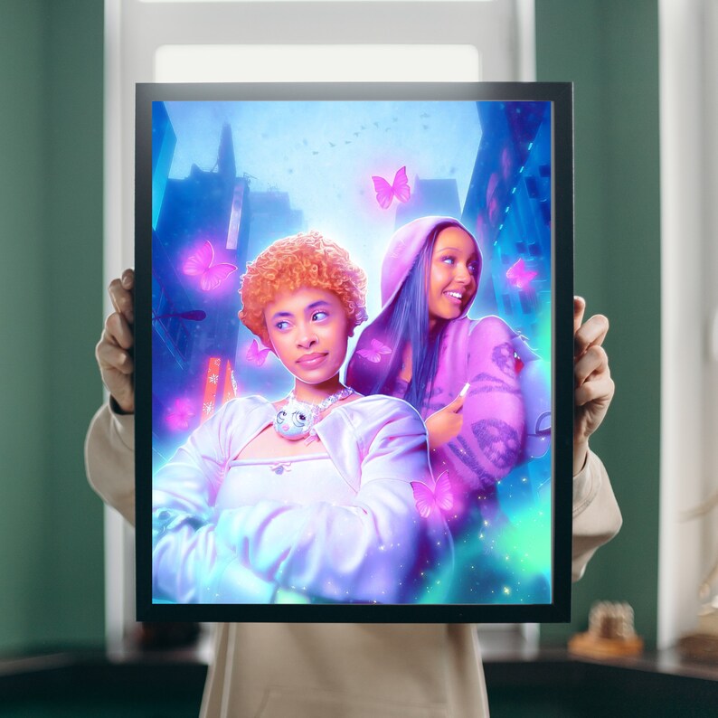 Ice Spice Pink Pantheress Album Cover Poster Girlfriend - Etsy