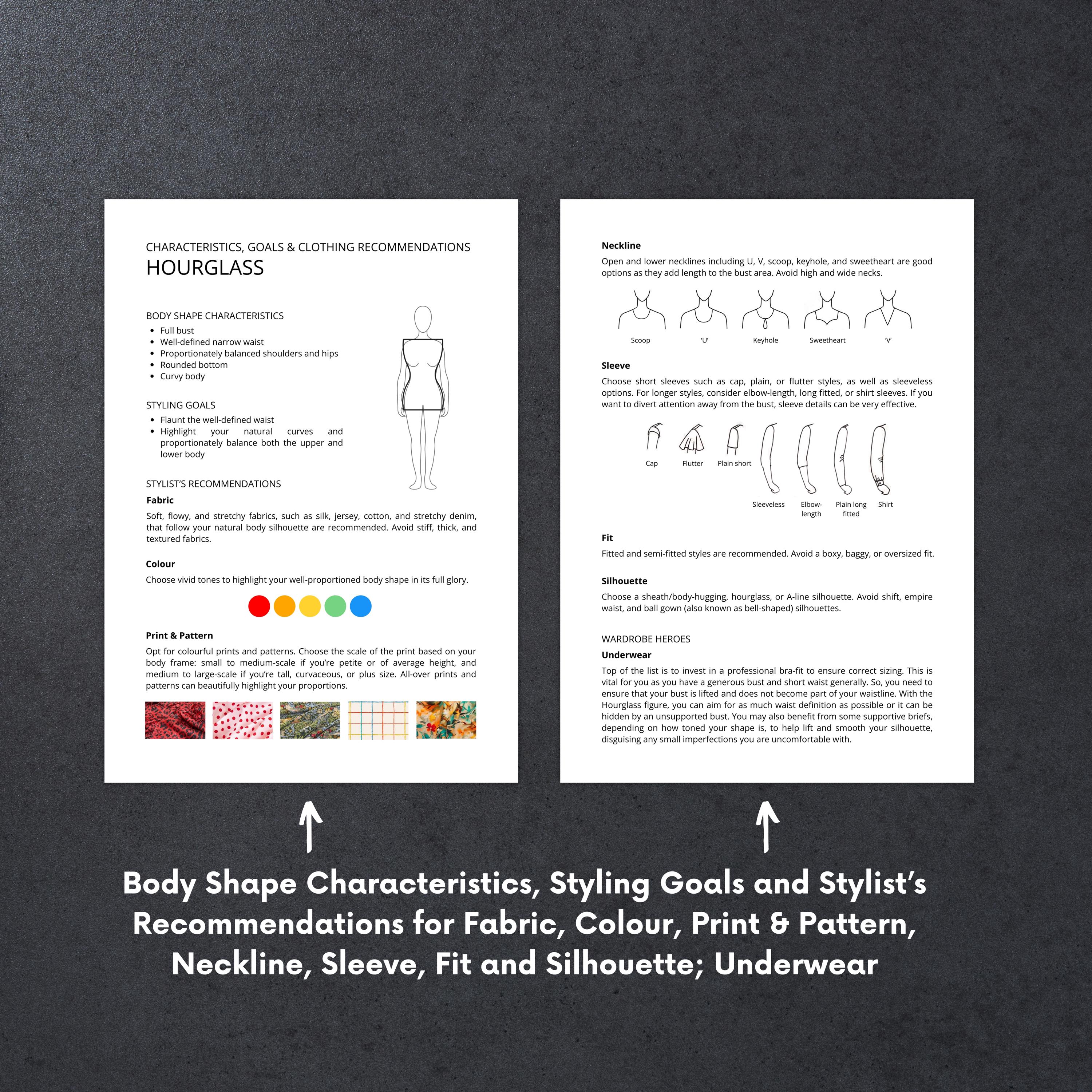TEMPLATE, Female Body Shape Analysis, Clothing Recommendations, Client ...