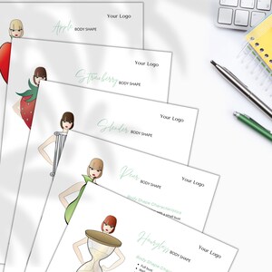 Template, 5 Main Female Body Shapes, for Your Own Styling Business ...