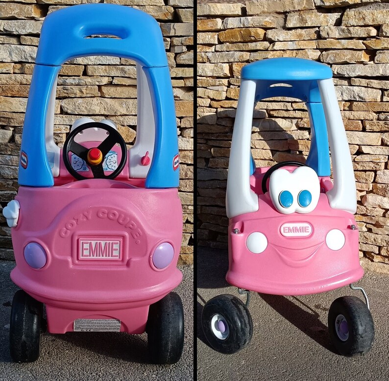 Little Tikes Custom License Plate Set / Cozy Coupe Custom Emblem Set ...