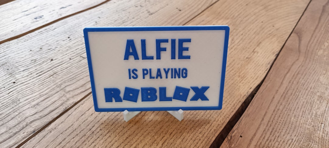 Roblox Sign/door Sign/plaque Customized/personalized - Etsy