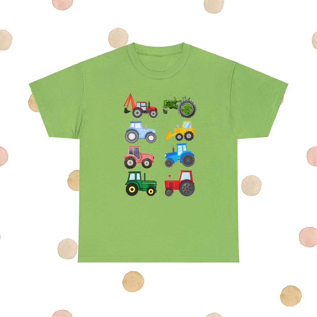 Tractor Design T-shirt, Tractor Tshirt, Tractor Tee, Unisex Heavy ...
