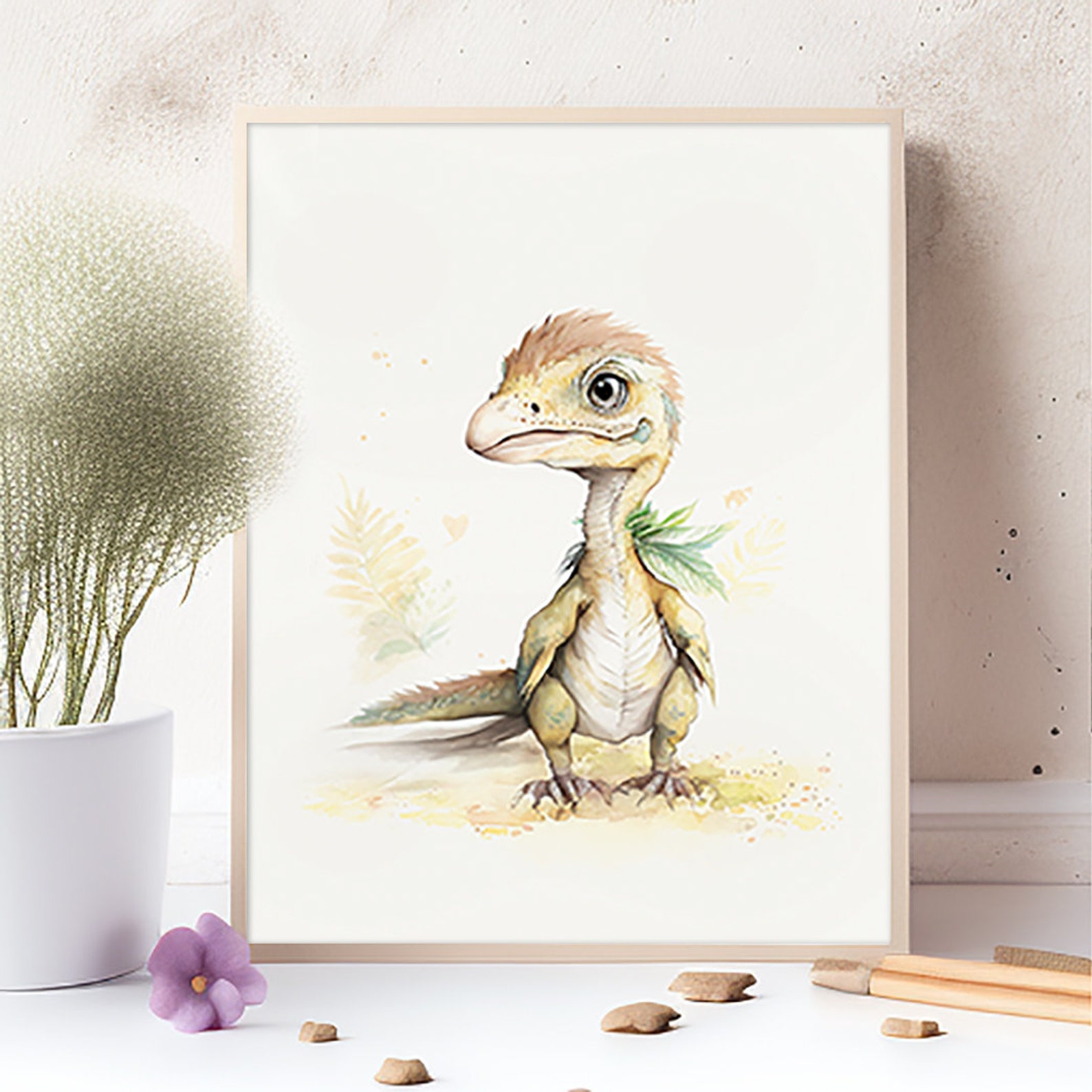 Cute Dino Print | Digital Print | Kids Room | Nursery | Printable ...