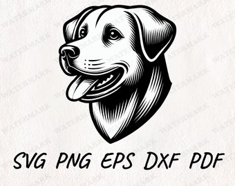 Labrador Retriever Dog Laying Crossed Paws 1 Svg Png Dxf Eps Pdf Vector ...