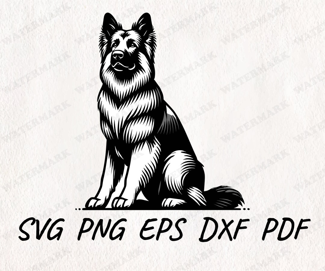 German Shepherd SVG, Dog SVG, Instant Download, Commercial Use ...