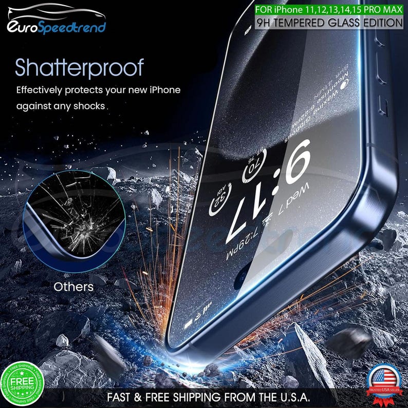 For iPhone 15 14 13 12 11 Pro Max Tempered Glass Screen Camera Protector 9H - Etsy
