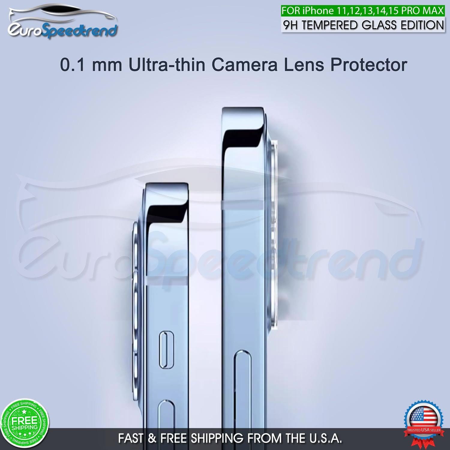 For iPhone 15 14 13 12 11 Pro Max Tempered Glass Screen Camera ...