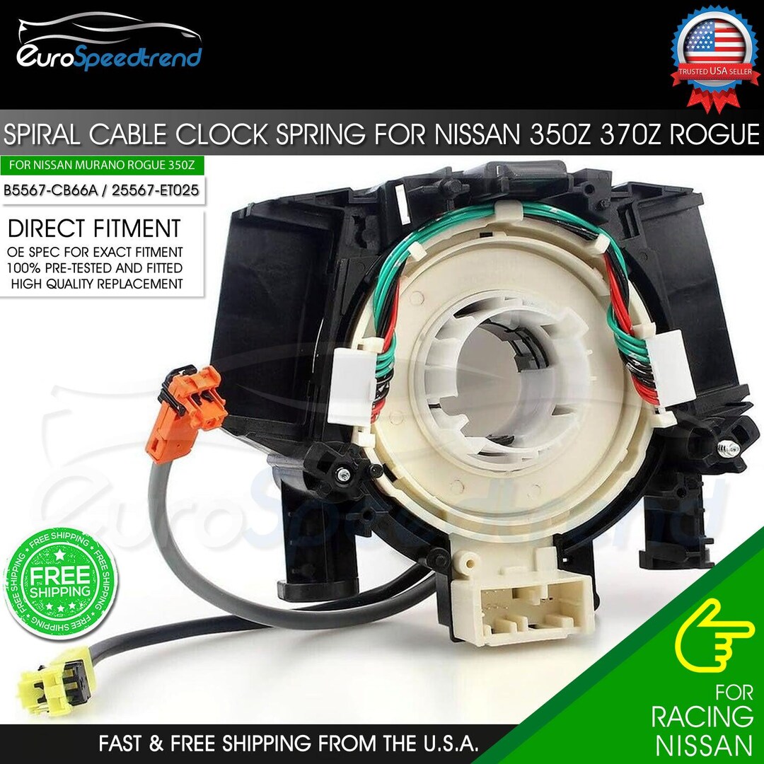 Clock Spring for Nissan Versa Murano Rogue B5567-CB66A 25567-ET025 ...