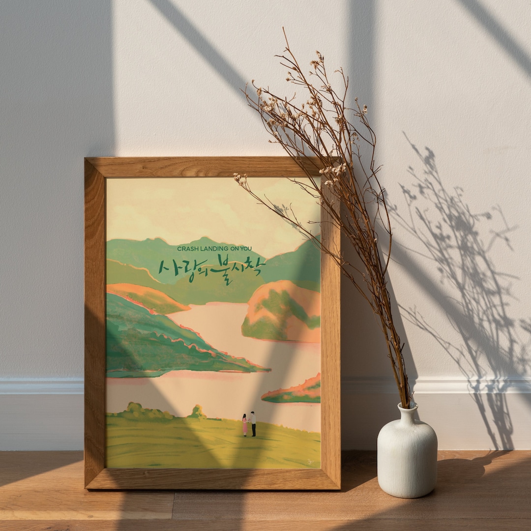 K-drama Crash Landing on You Minimalist Art Print, CLOY Printable ...