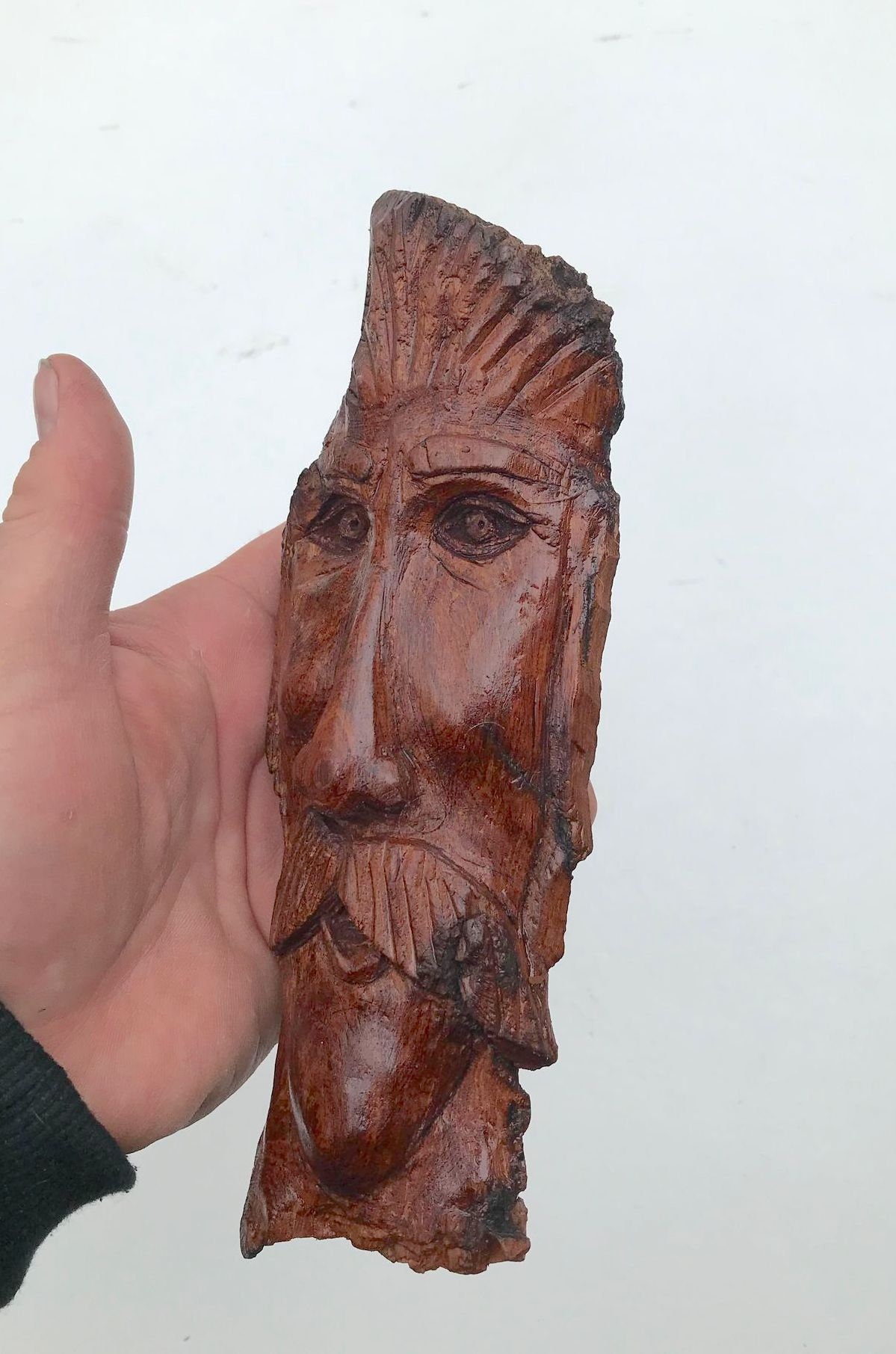 Wood Face Carving - Etsy