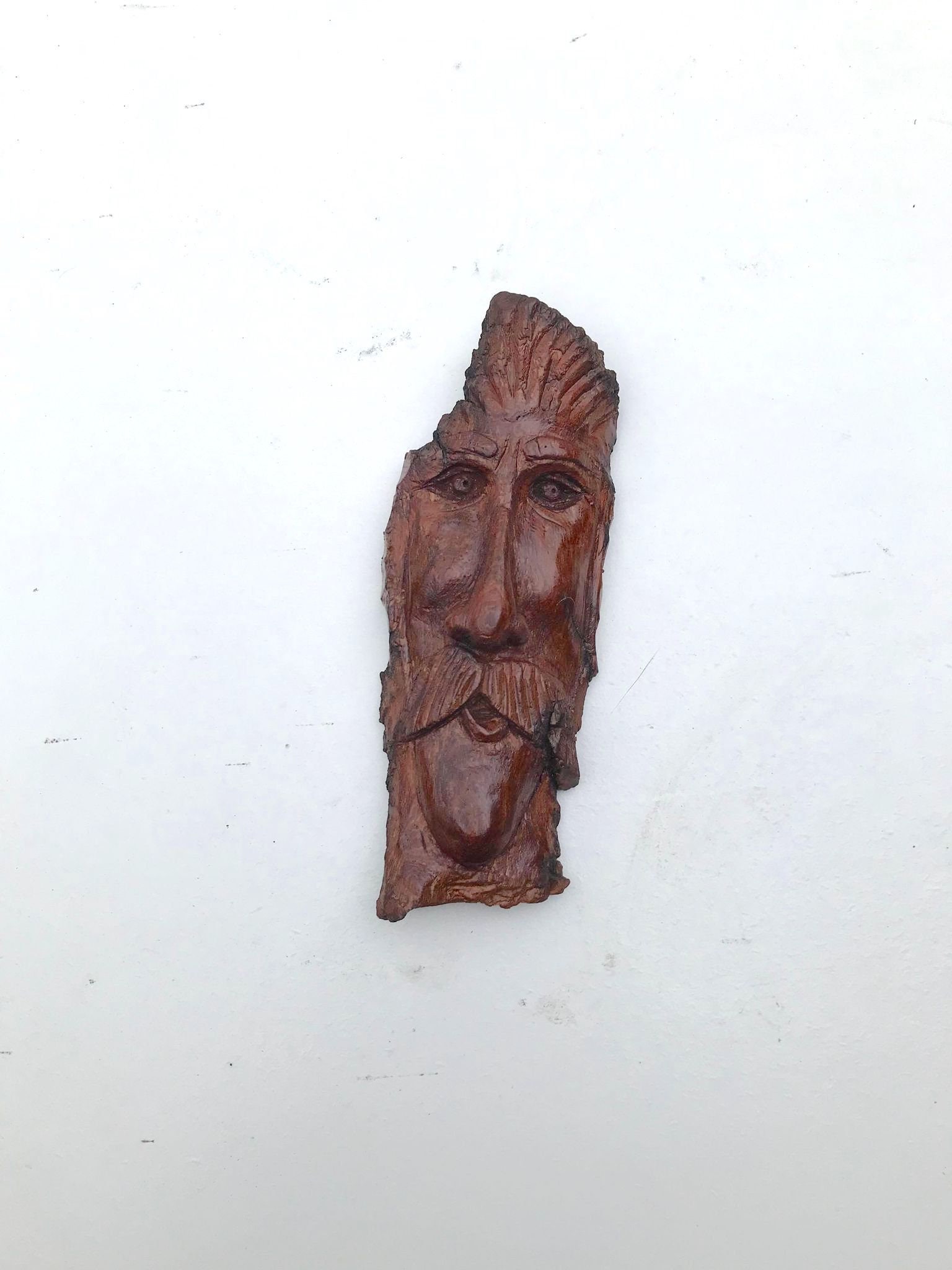 Wood Face Carving - Etsy