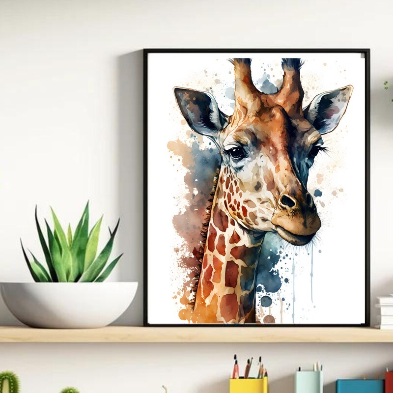 Giraffe Poster - Etsy