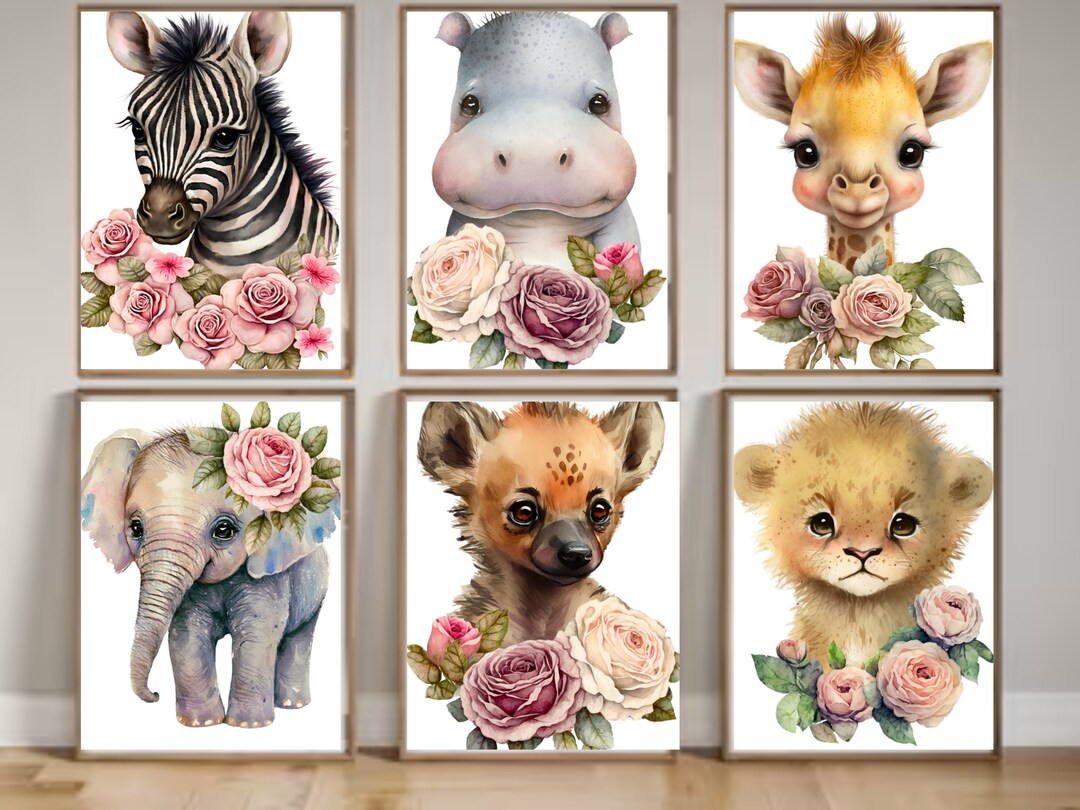 Nursery Decor, Nursery Wall Art, Baby Girl Nursery Art, Nursery Art ...