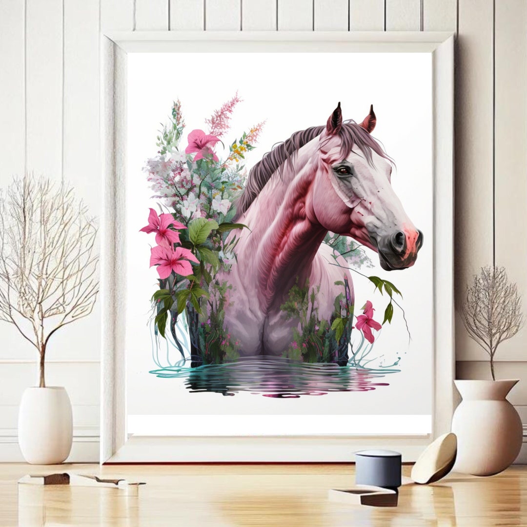 Watercolor Horse PRINTABLE ART Horse Print Download Horse Poster Gift ...