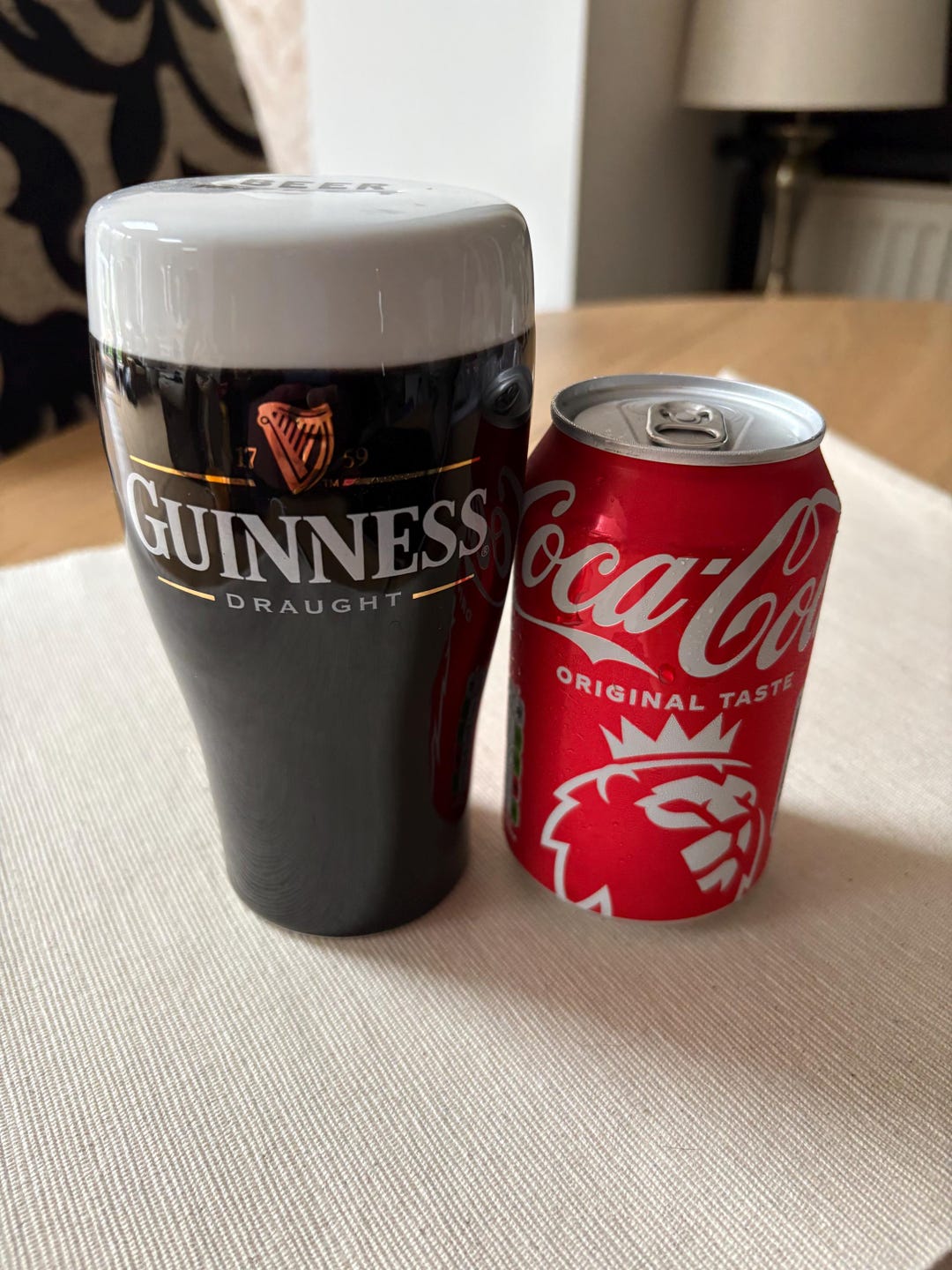 Guinness Beer Glass, Money Box: Unused Home Bar Decor - Etsy