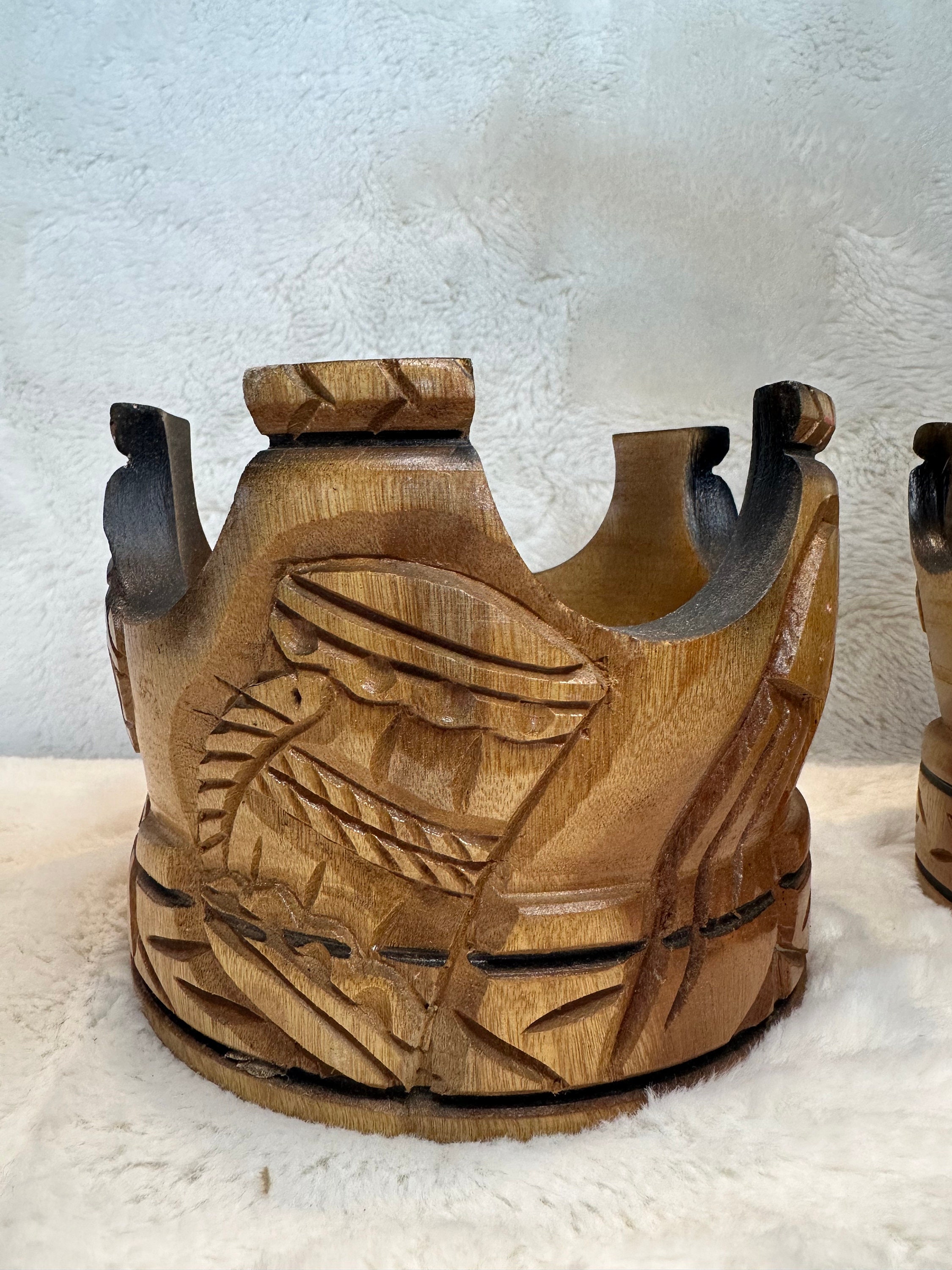 Corona De Chango En Madera / Wooden Shango Crown - Etsy