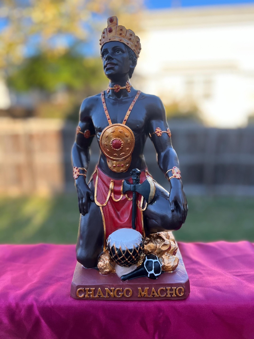Estatua De Chango 13" / Shango Statue 13" - Etsy