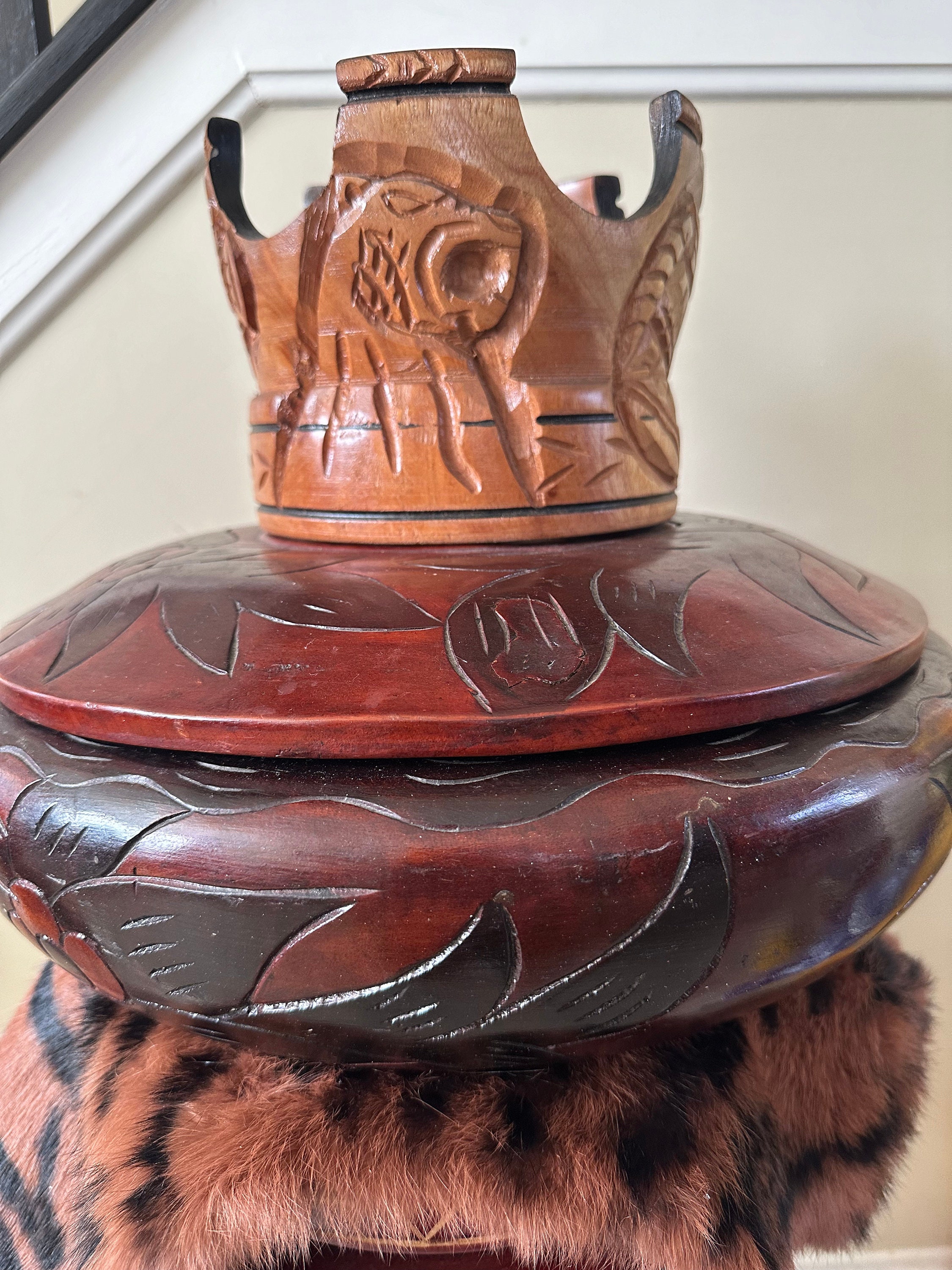 Corona De Chango En Madera / Wooden Shango Crown - Etsy