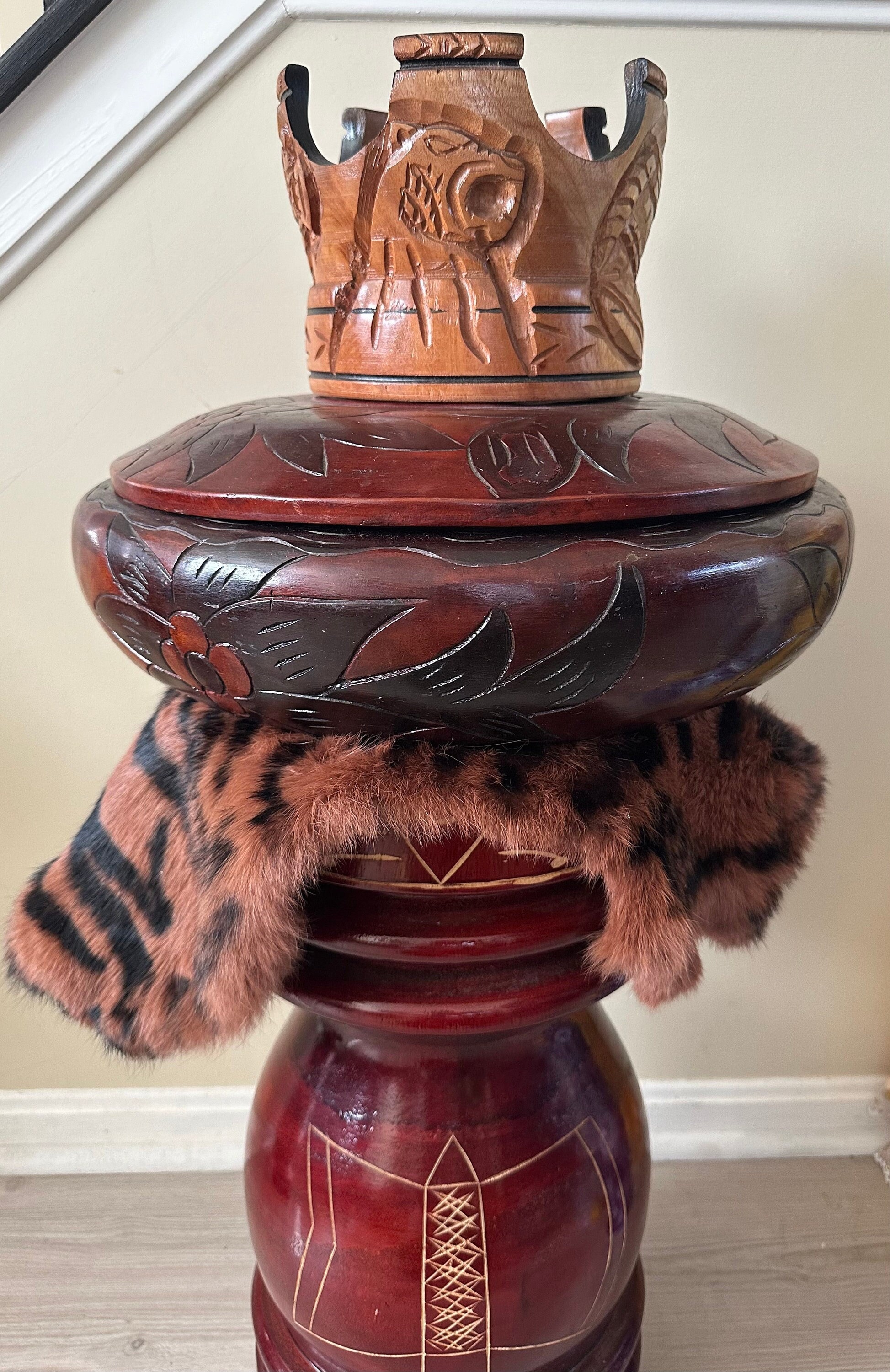 Corona De Chango En Madera / Wooden Shango Crown - Etsy