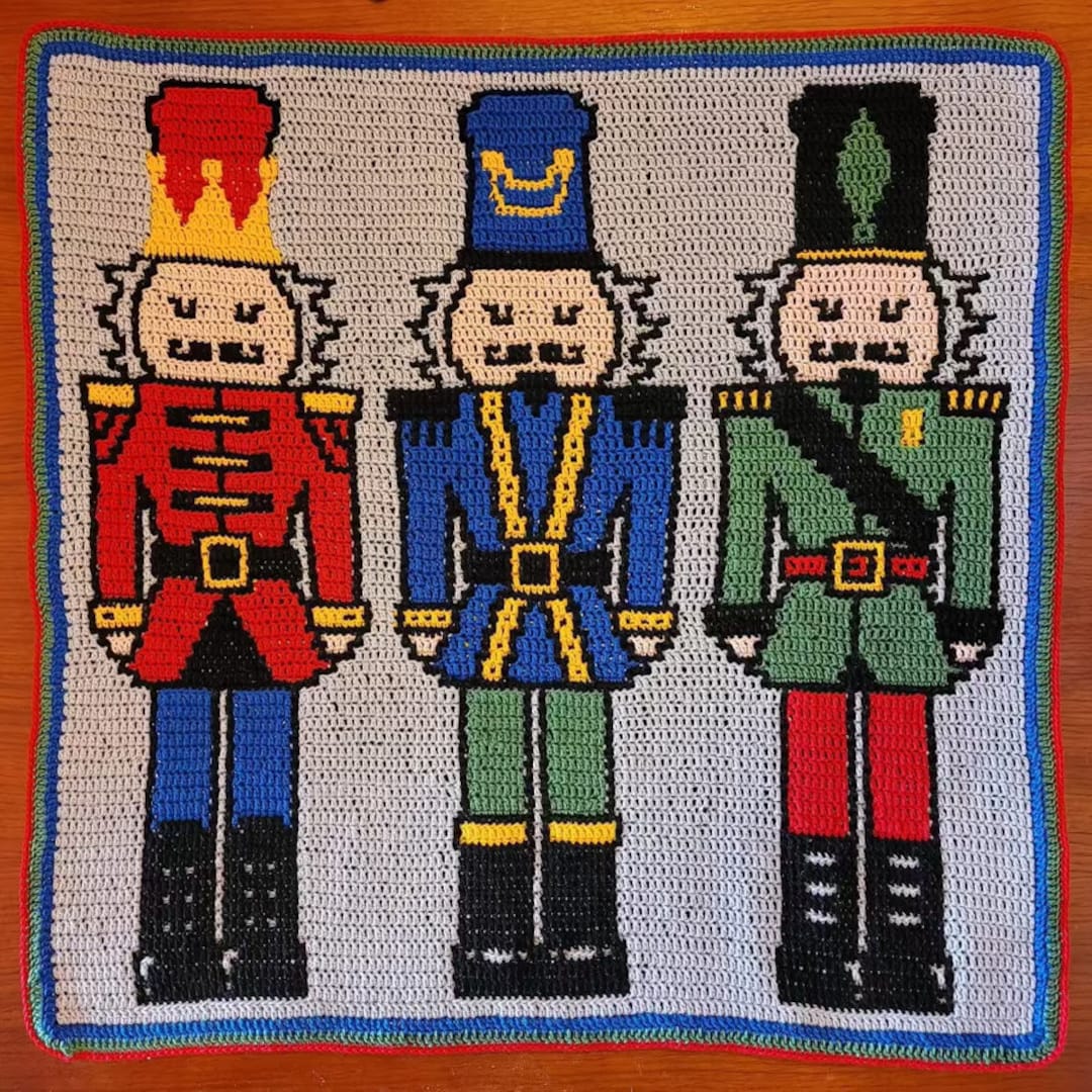 Nutcracker Parade | Overlay Mosaic Crochet Pattern by Aureus Designs NZ ...