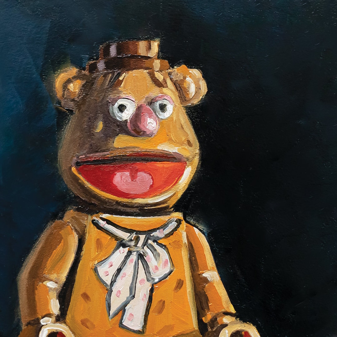 Art Print: Fozzy Bear Portrait - Etsy