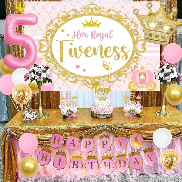 Her Royal Fiveness Party Decorations - Etsy