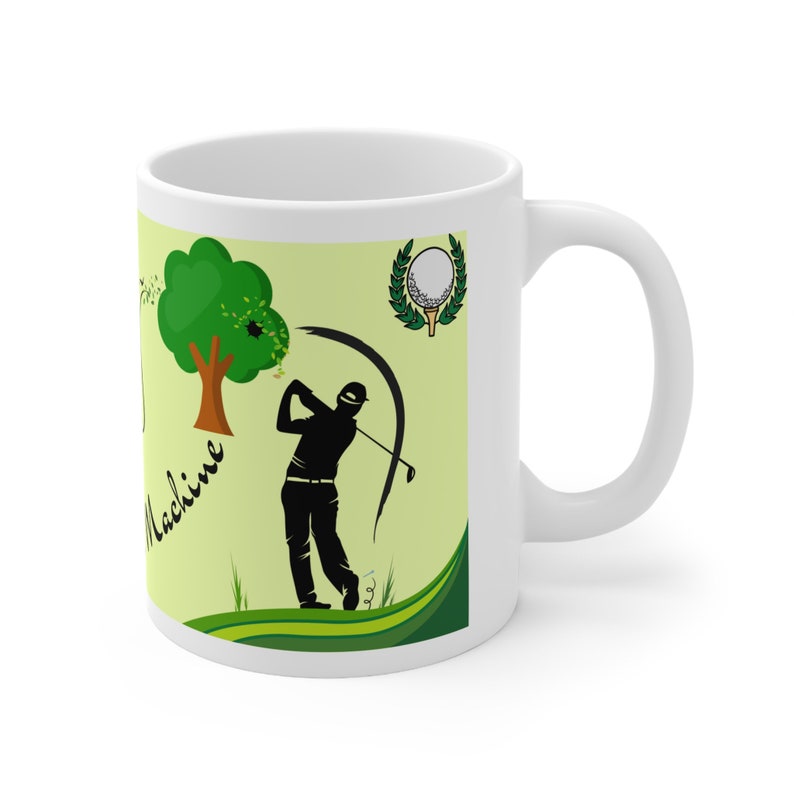 The Green Machine Golf Mug, Golfing Guru, off the Tee, Tap It In, Happy ...