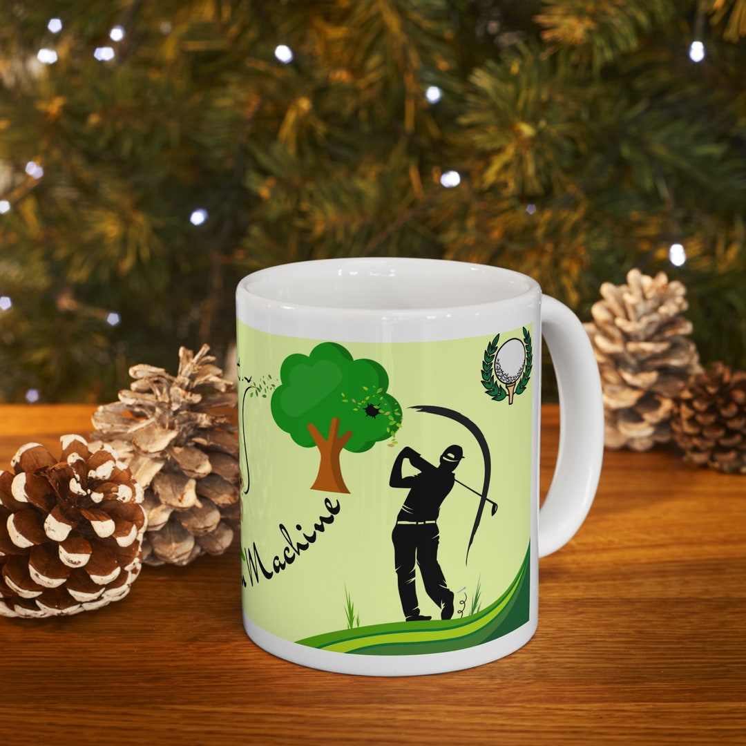 The Green Machine Golf Mug, Golfing Guru, off the Tee, Tap It In, Happy ...