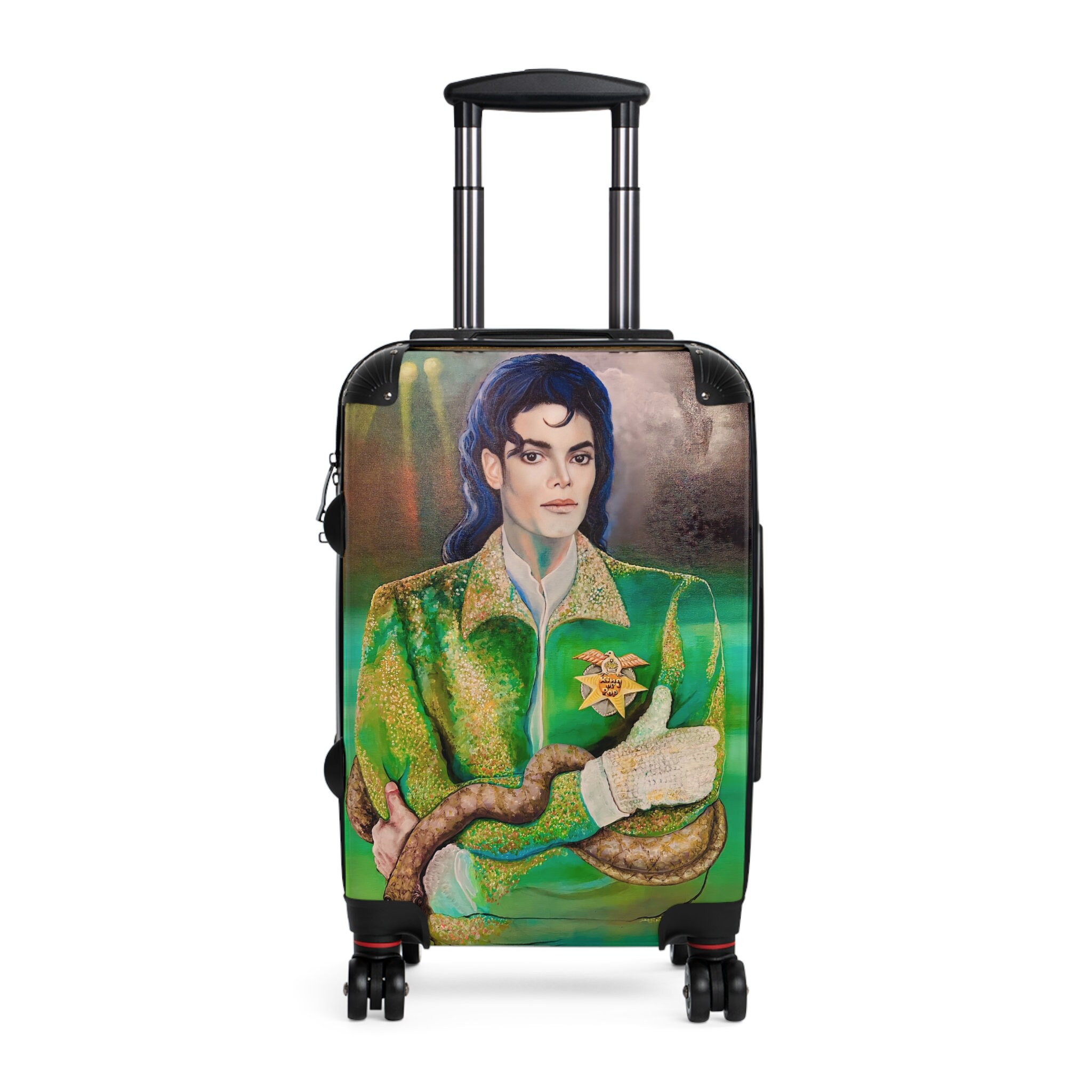 Michael Jackson Inspired Suitcase, Art Merch, Travel Gear, Fine Art ...
