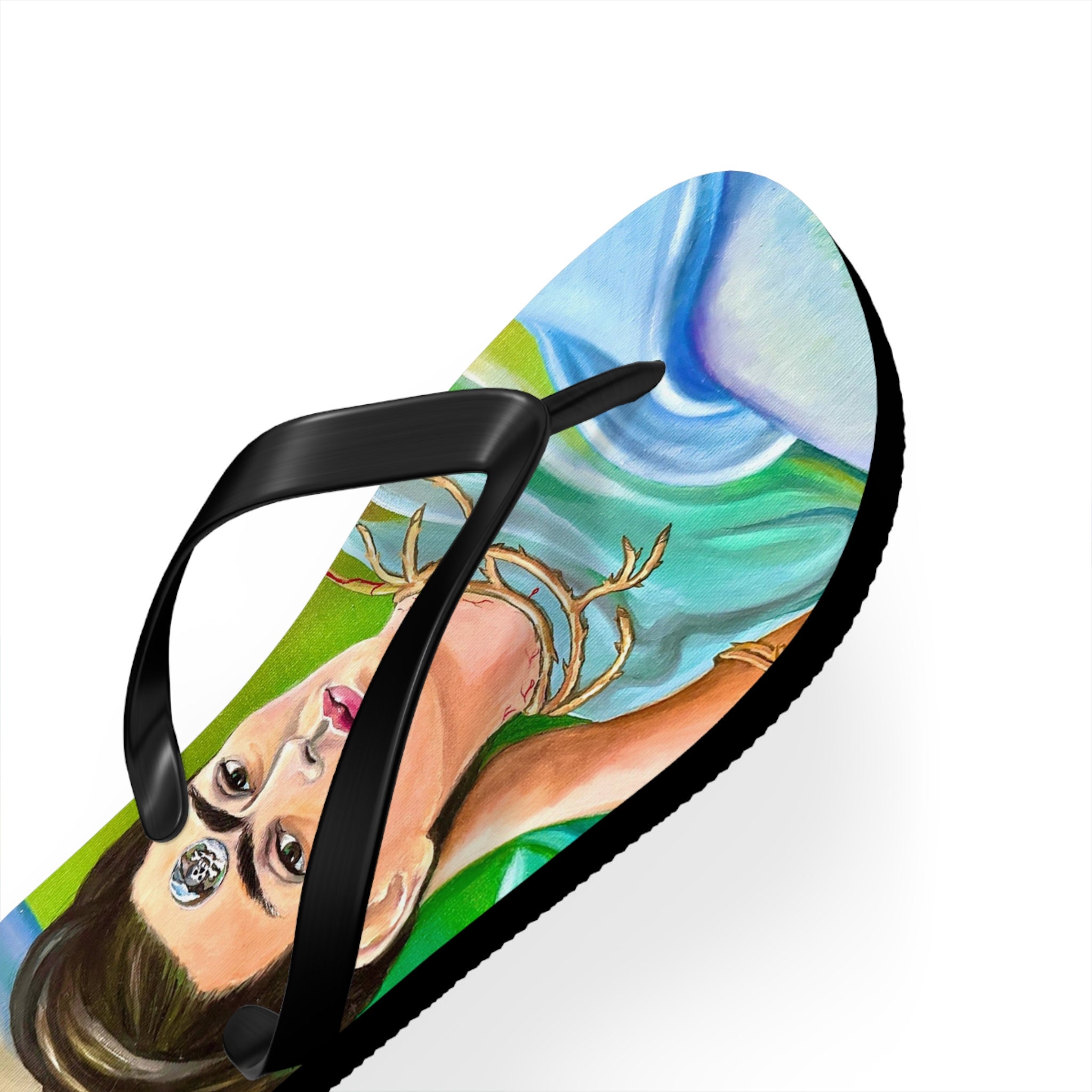 Frida Kahlo Inspired Art, Flip Flops, Summer Gear, Beach Accessories ...