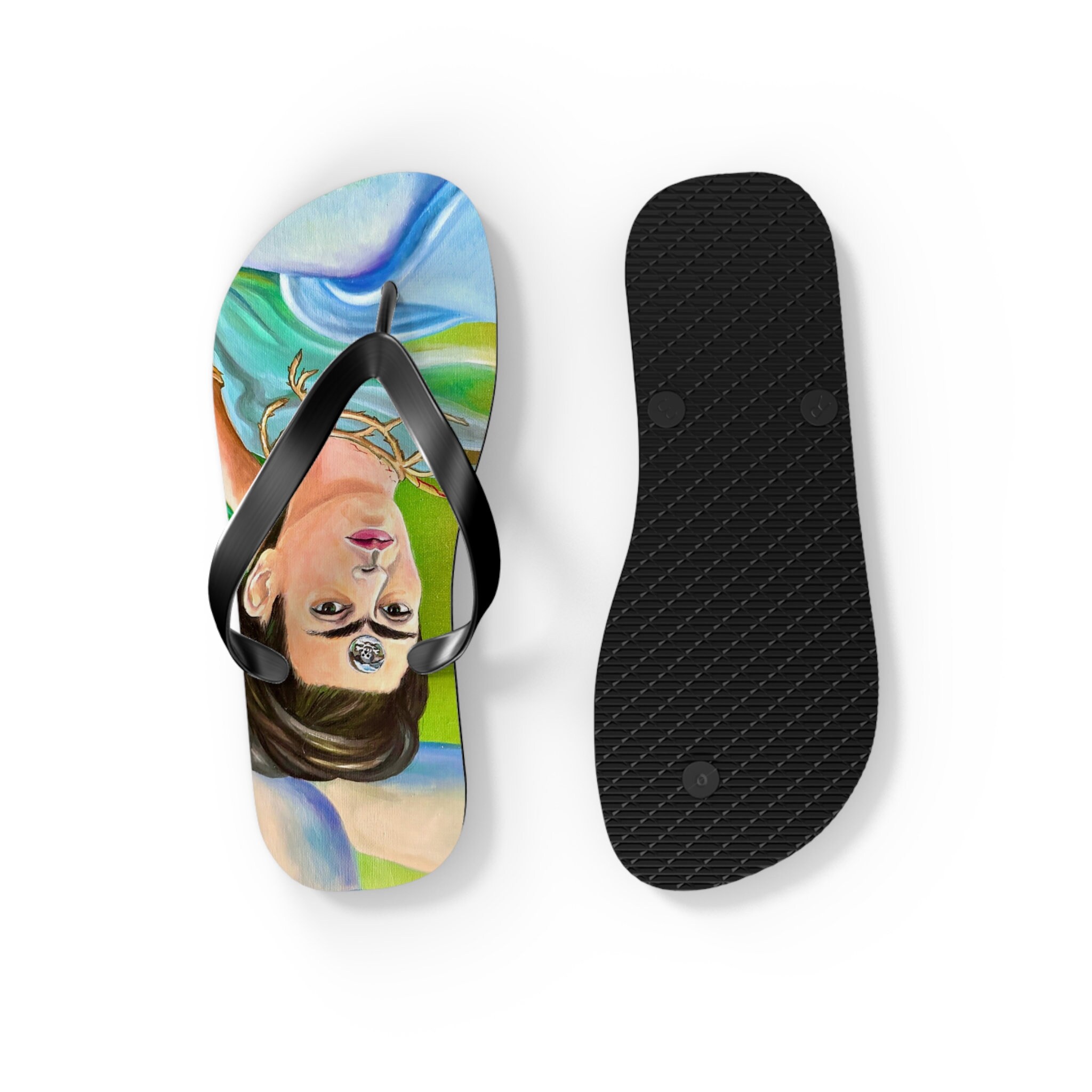 Frida Kahlo Inspired Art, Flip Flops, Summer Gear, Beach Accessories ...