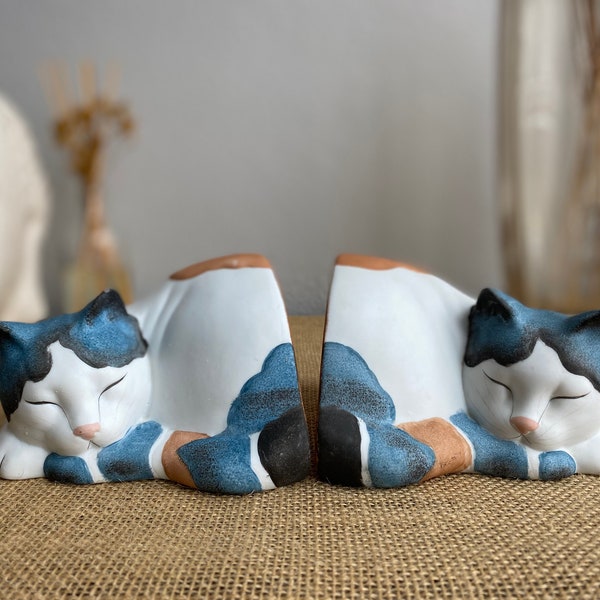 Cat Bookends - Etsy