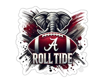 Alabama Roll Tide Die-cut Stickers - Etsy