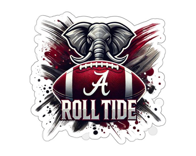 Alabama Roll Tide Die-cut Stickers - Etsy