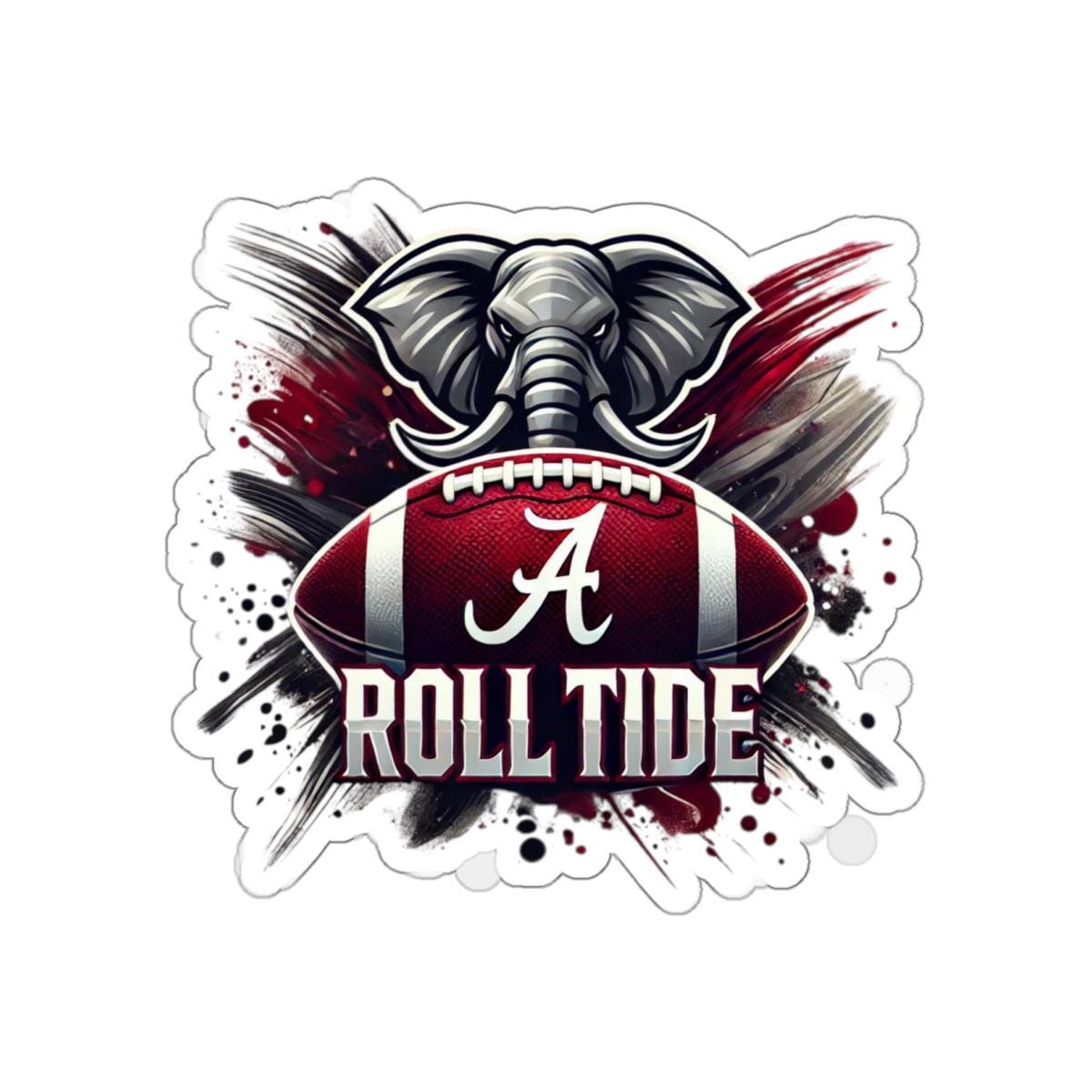 Alabama Roll Tide Die-cut Stickers - Etsy