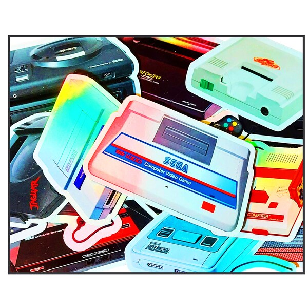 Retro Video Games Stickers - Etsy