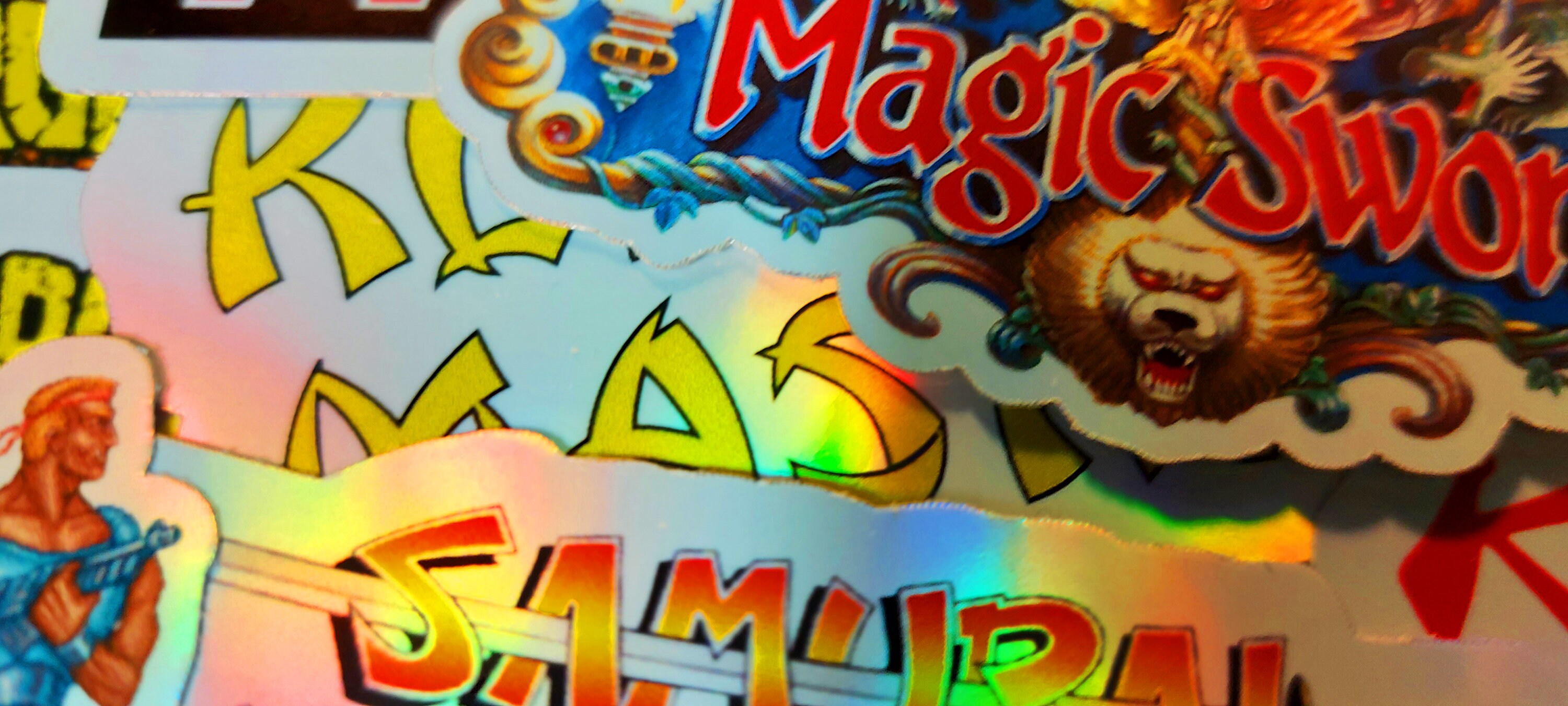 Retro Arcade Volume 3 27 Holographic Stickers Custom Arcade Custom ...