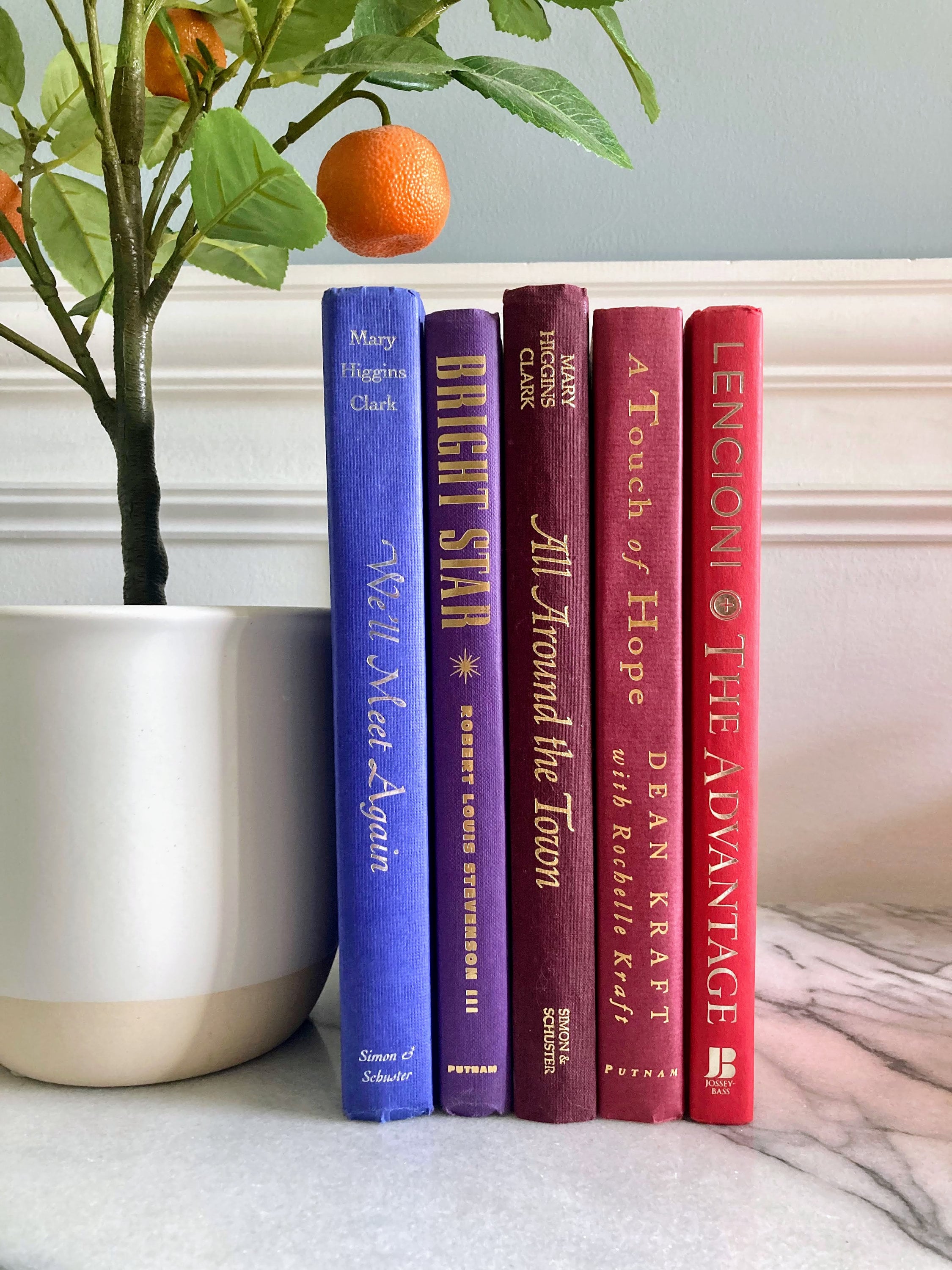 Rainbow Decorative Book Set Stack - Shelf Decor - Etsy