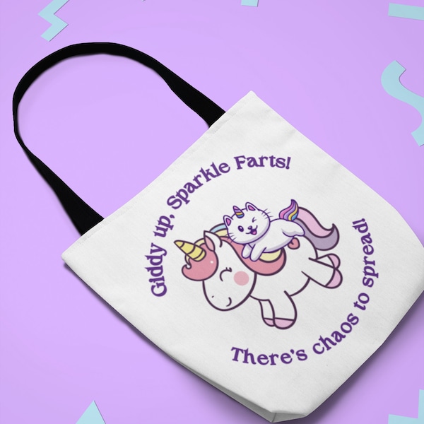 Sparkle Farts Tote Bag - Etsy