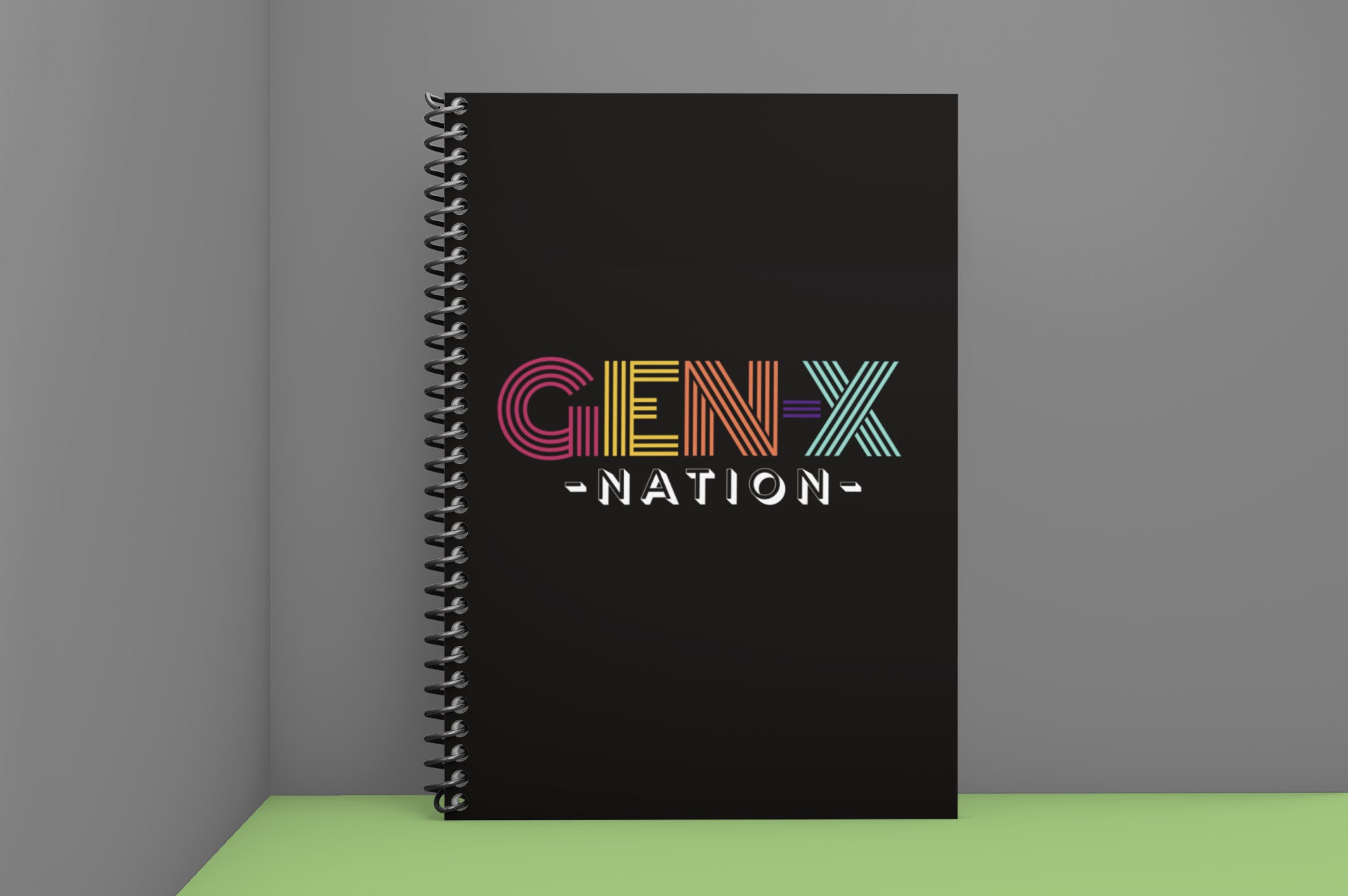 Groovy Gen-x Nation Notebook Born in the 60s Decade Member of Gen-x ...