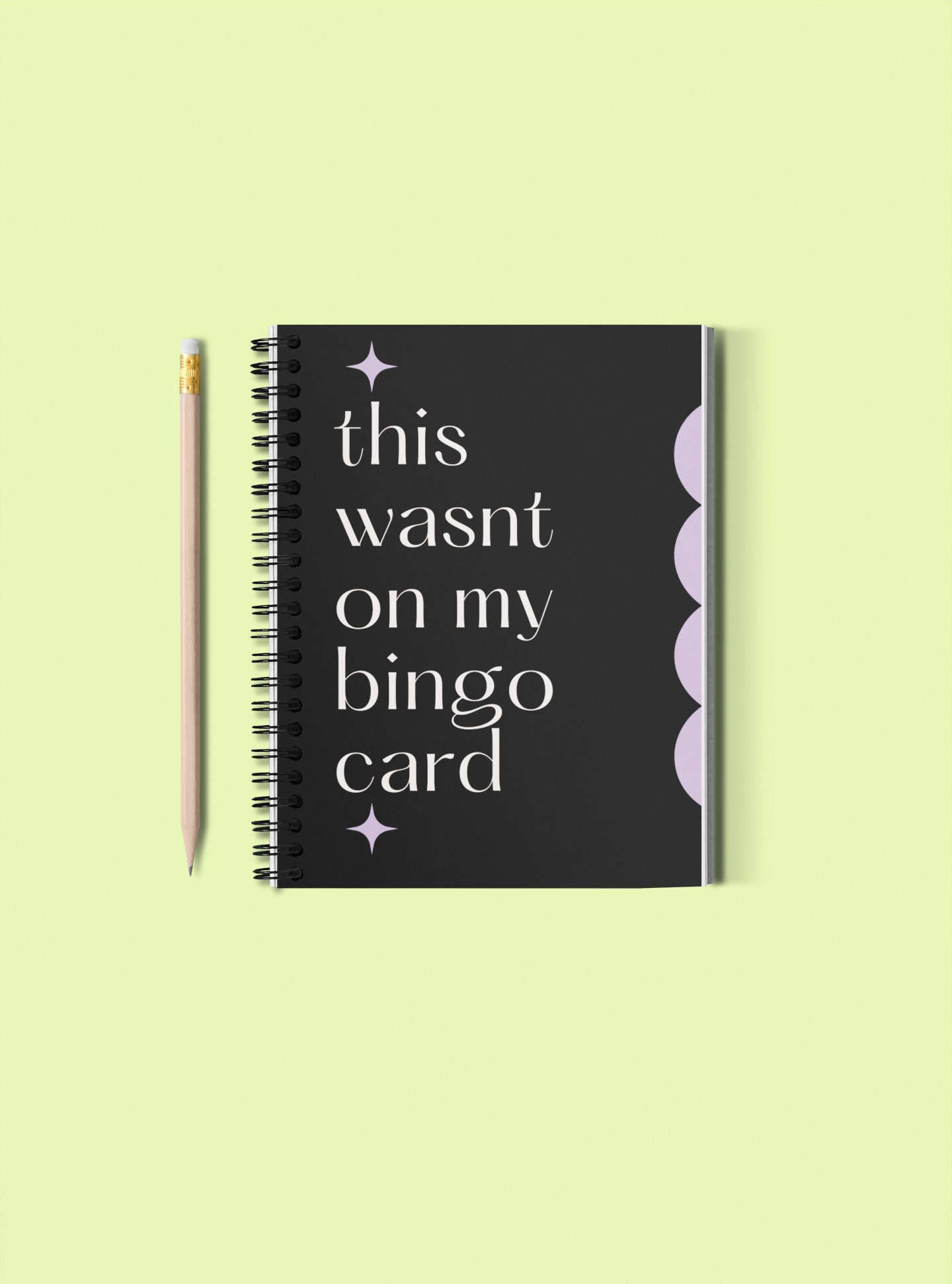 This Wasn't on My Bingo Card Spiral Notebook, Paperback Journal ...