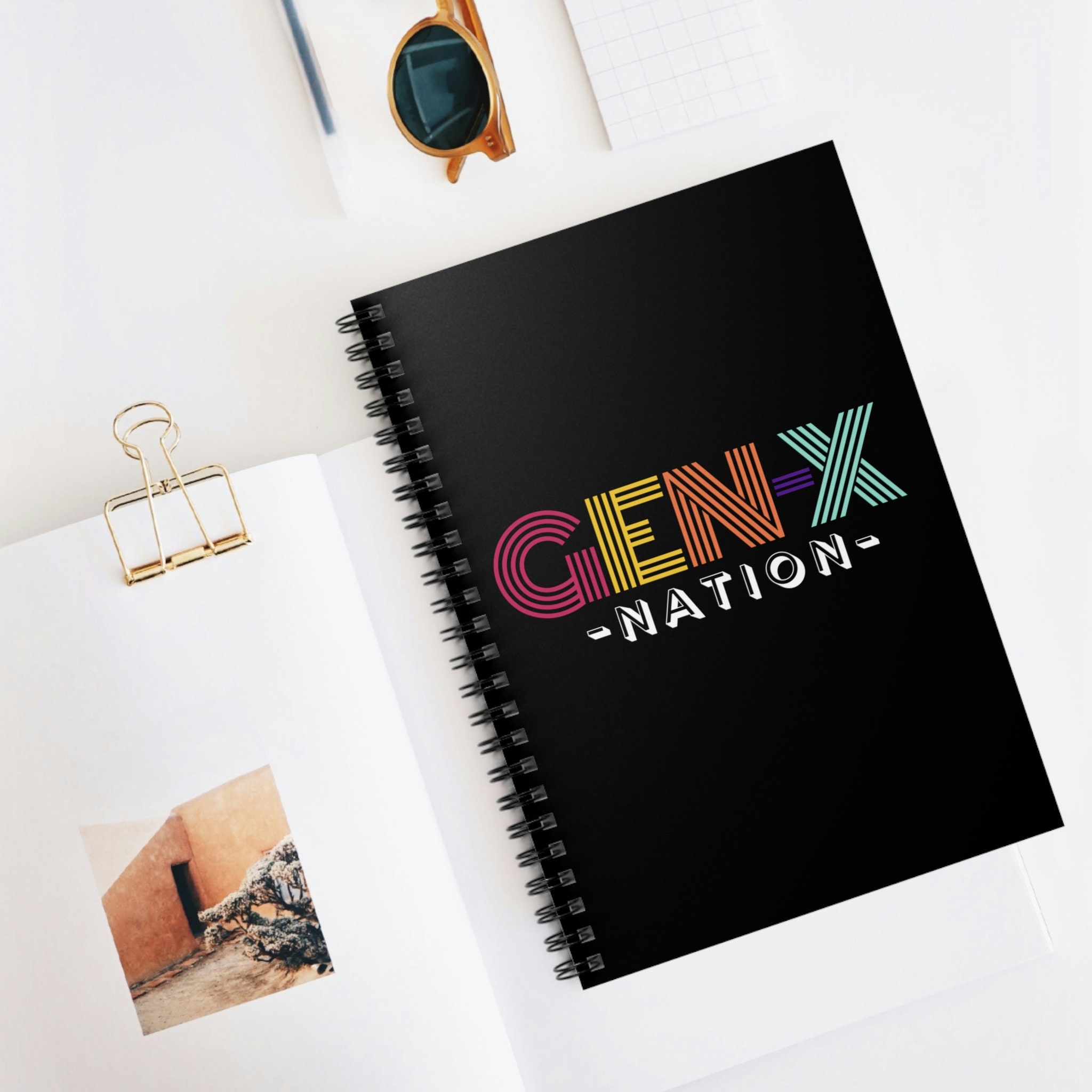 Groovy Gen-x Nation Notebook Born in the 60s Decade Member of Gen-x ...
