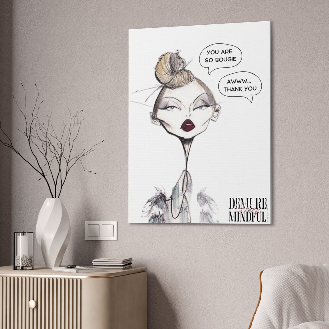 30x40 Beautiful Model on Canvas Stretched, 0.75 - Etsy