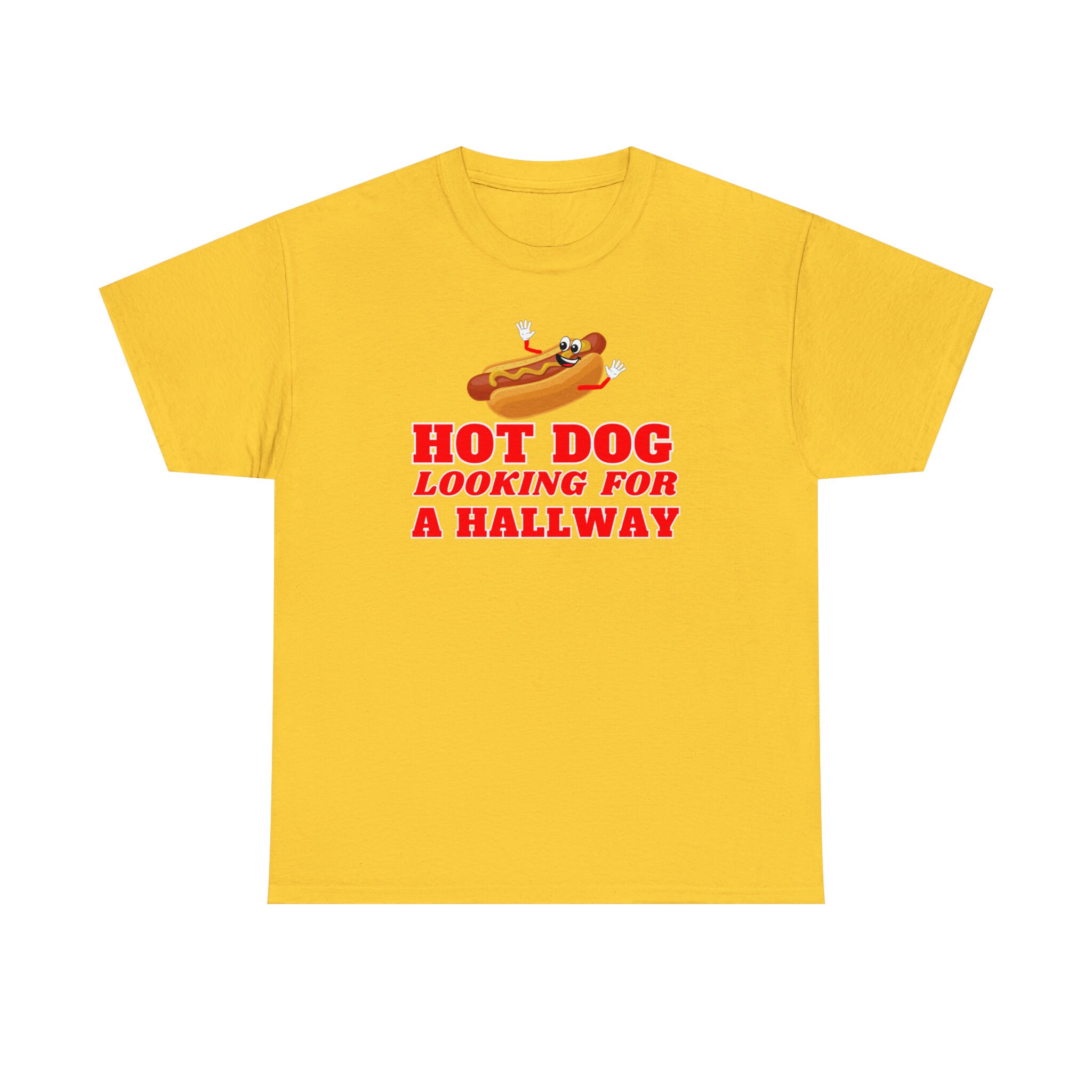Hot Dog Down a Hallway, Funny Guy Gift, Funny Drinking Shirt, Dad Gift ...