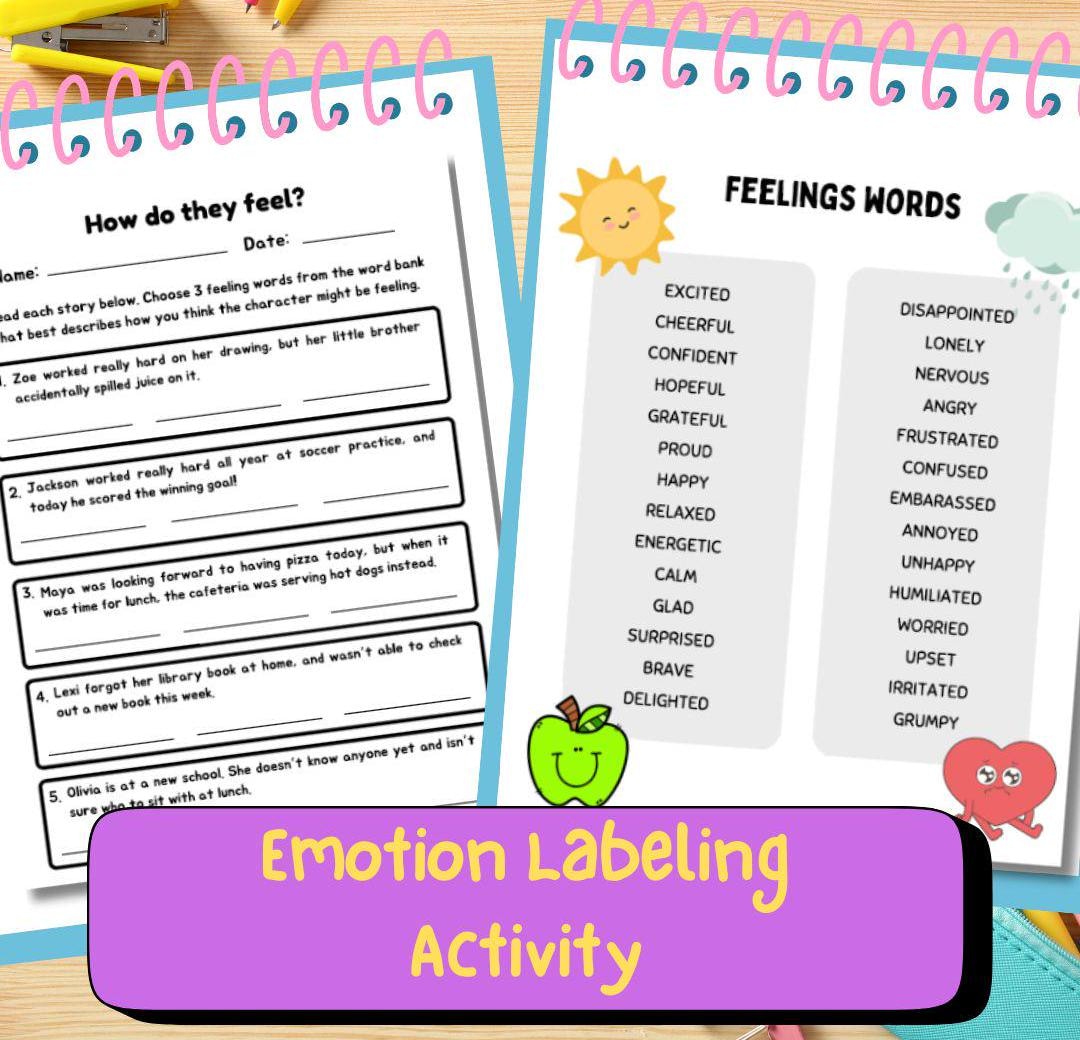 How Do They Feel? Printable SEL Emotion-labeling Activity for Students ...