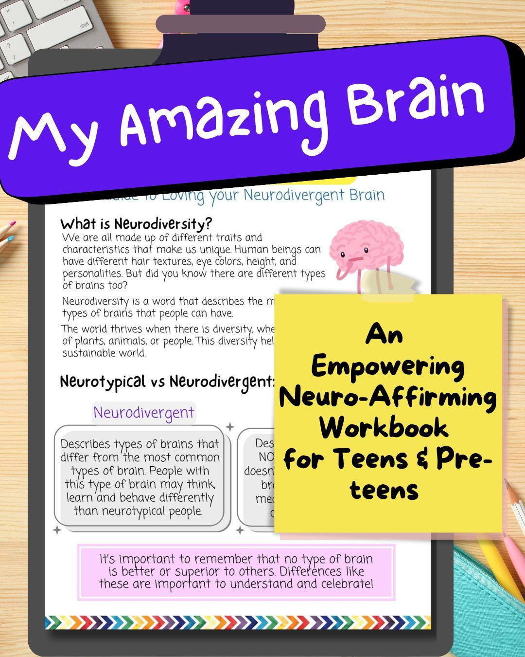 My Amazing Brain: A Strengths-based, Neuro-affirming Workbook for ...