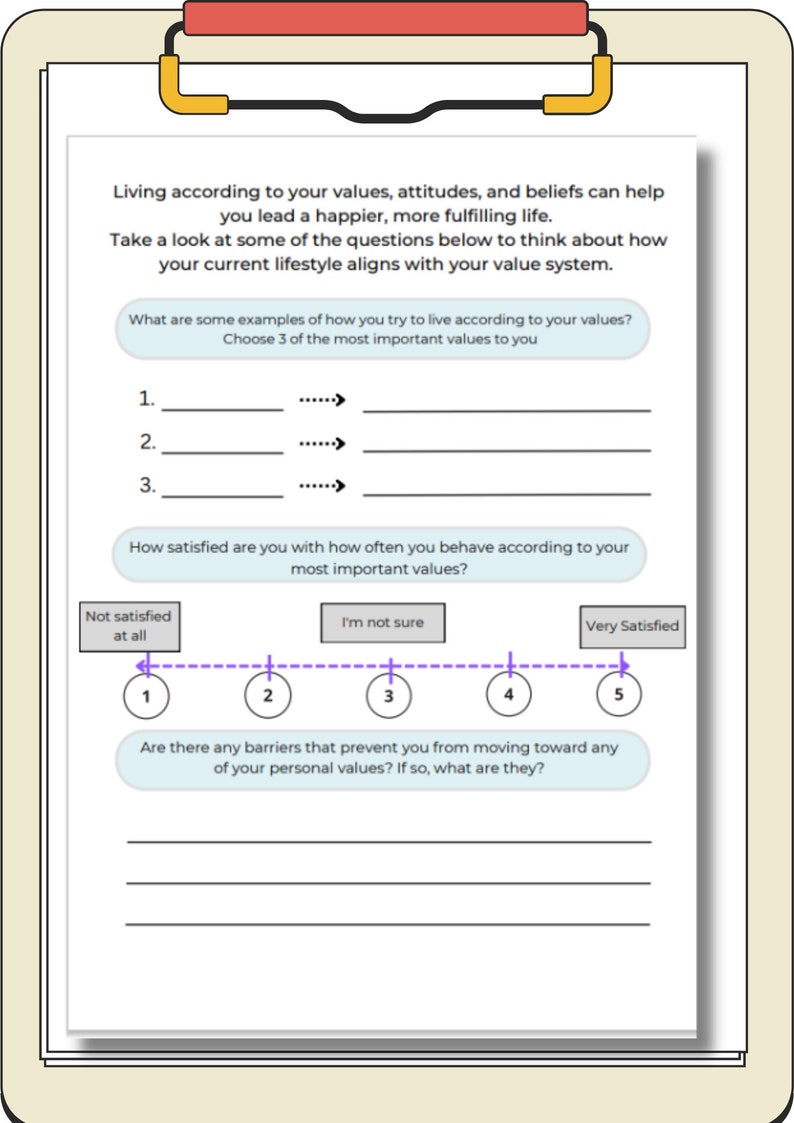 Know Your Values Self-reflection Worksheet for Kids, Teens, or Parents ...