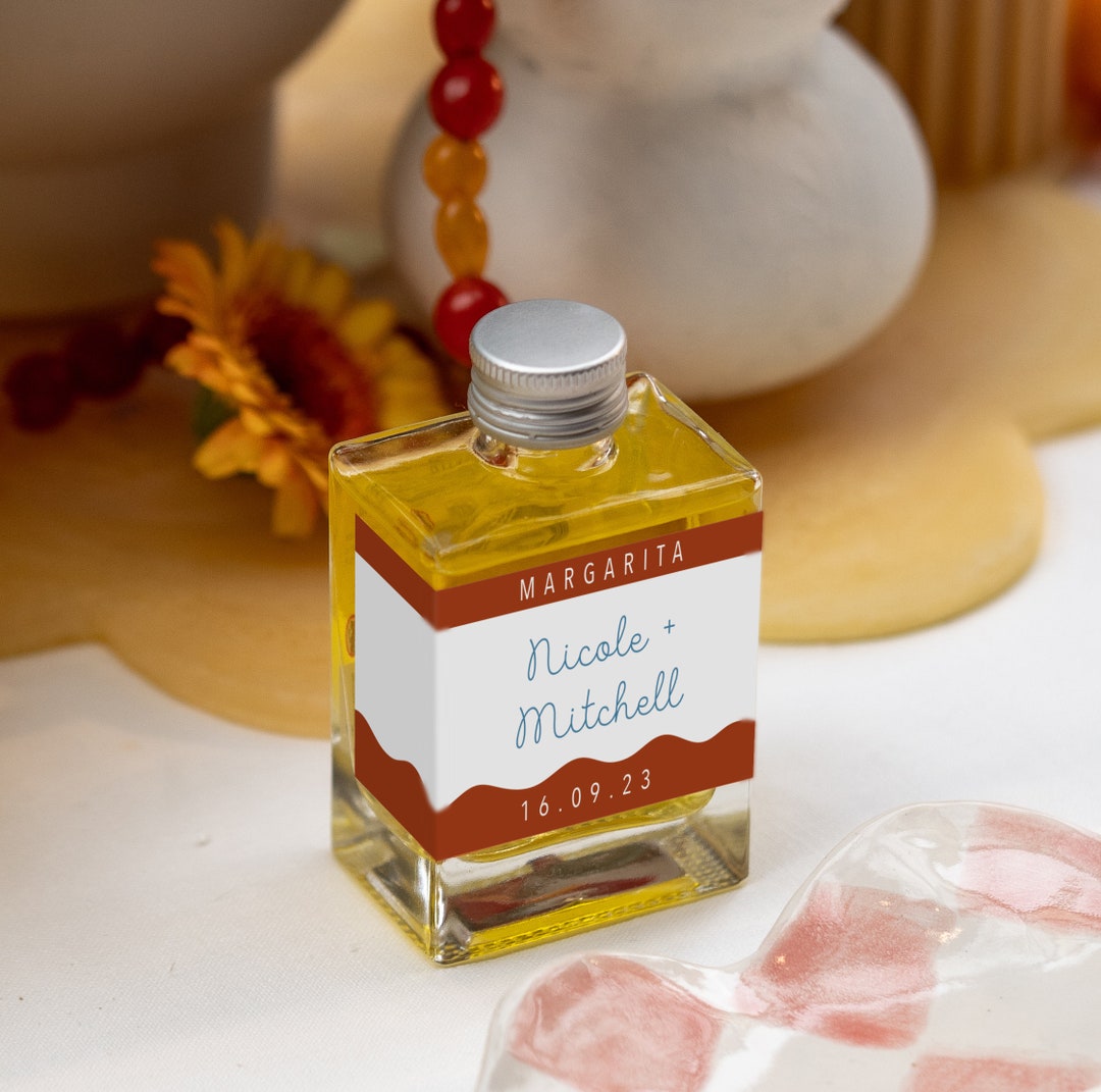 Bottle Label Template | Printable Sticker | RICH Design - Etsy