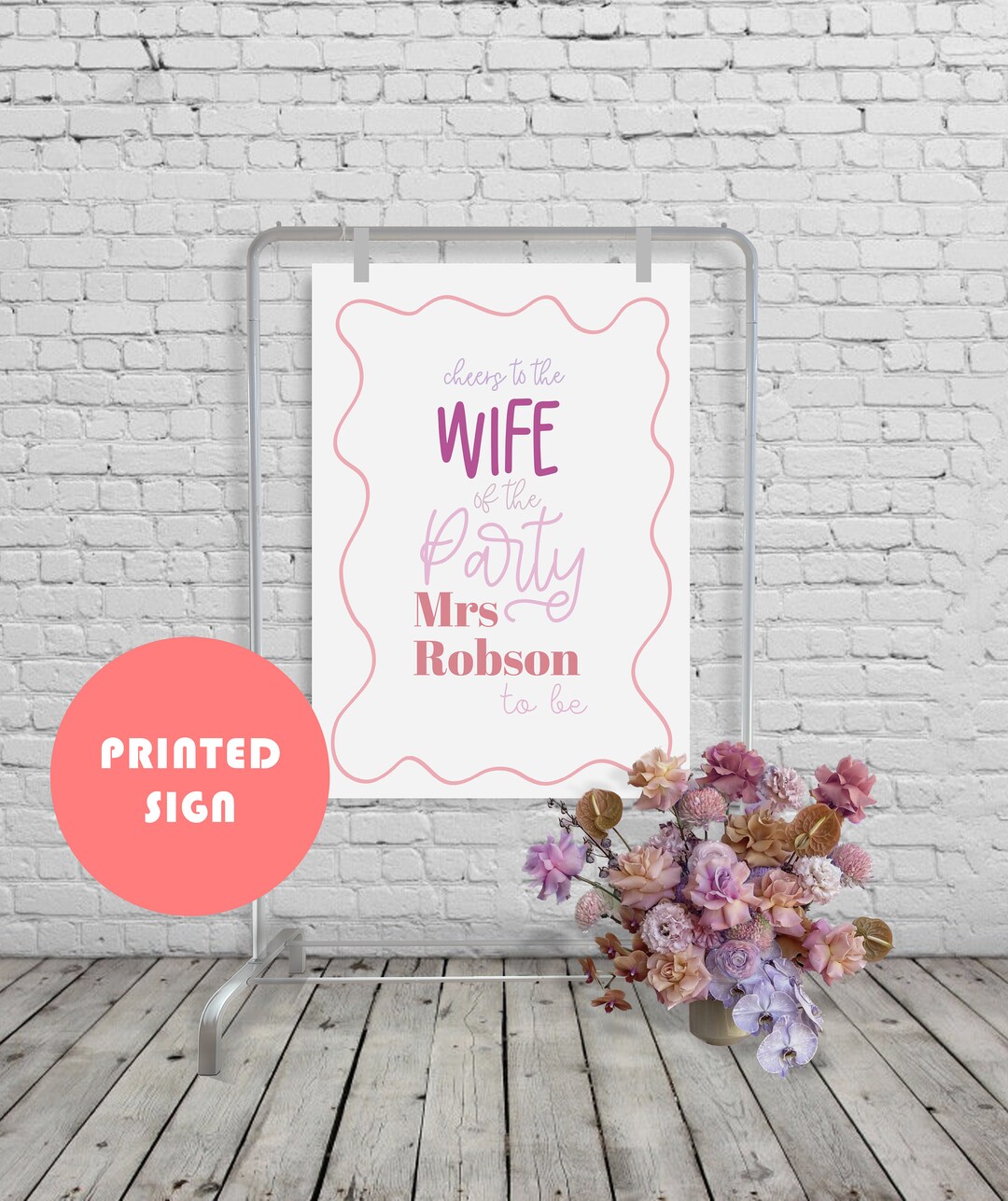 Hens Welcome Sign Printed A1 Size Sign CHLO Design - Etsy