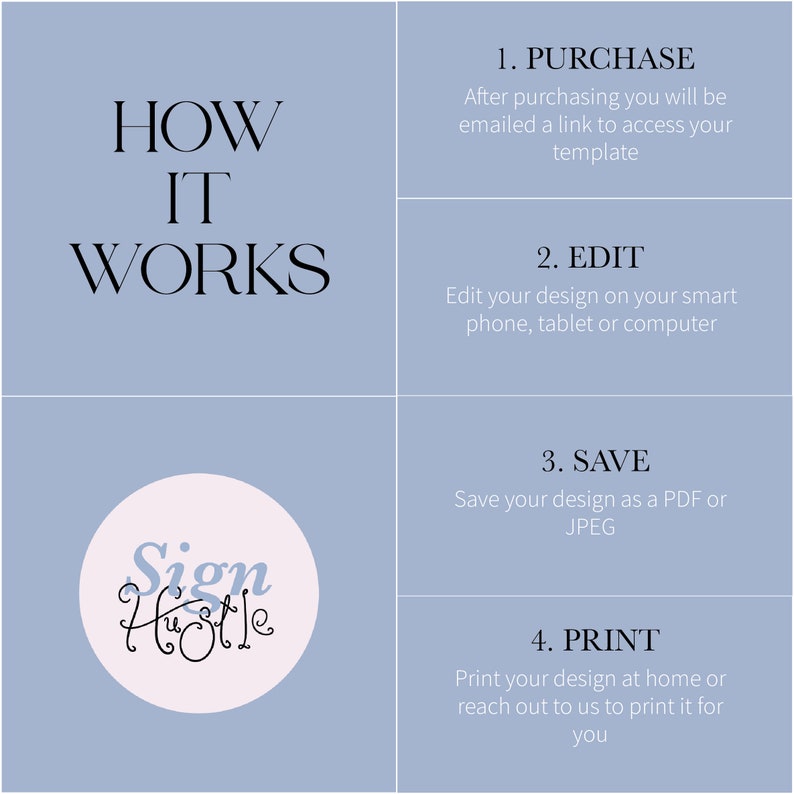 Table Number Template | DIY Printable | BRITT Design - Etsy